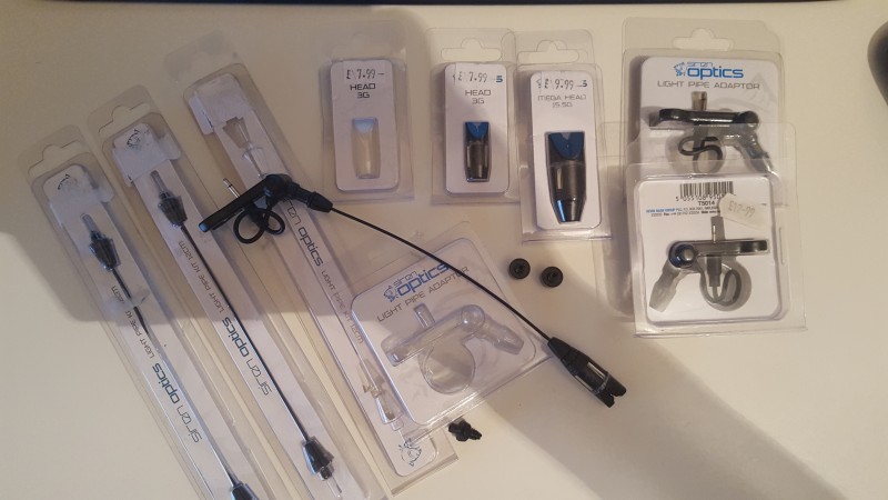 Nash Optics Hangers Light Pipe 3 Rod Setup | ibizacarper